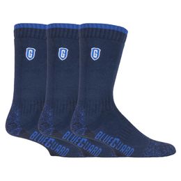 Blueguard - 3 Paar Multipack Ultra Durable Work Socks f&uuml;r Stahlkappenstiefel | Herren & Damen Langlebige Heavy Duty Socken - Blau