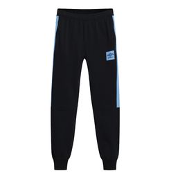 Umbro - "Terrace" Jogginghosen f&uuml;r Herren (Schwarz/Azure Blau)