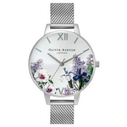 Olivia Burton Damenarmbanduhr Quarz Silber