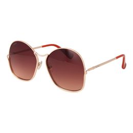MaxMara Ros&eacute;goldene Metallsonnenbrille