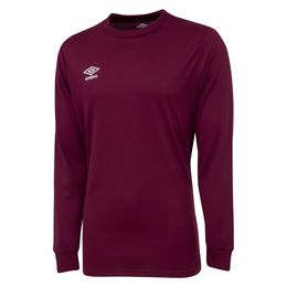Umbro - "Club" Trikot f&uuml;r Herren Lang&auml;rmlig (Weinrot)