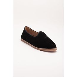 Istanbul Wildleder Leder Slip-On Flache Schuhe Damen