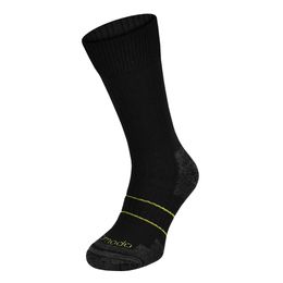 Atmungsaktive Woll-Arbeitssocken | COMODO | Dicke Hochleistungs-Stiefelsocken - Schwarz