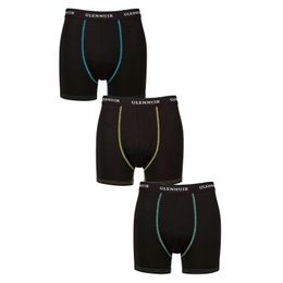Glenmuir 3er-Pack Herren Sport-Trunks | Atmungsaktive Stretch-Sportunterw&auml;sche