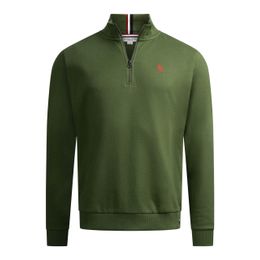 U.S. Polo Assn. Herren Half-Zip Pullover USNiico aus Baumwollmix