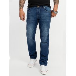 Rock Creek Jeans Straight Leg Blau