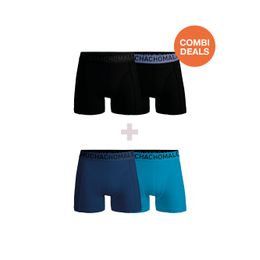 MUCHACHOMALO - 2er-Pack + 2er-Pack Boxershorts f&uuml;r Herren - Kombiangebot