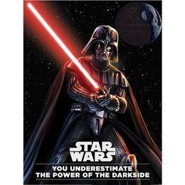 Star Wars - Gerahmtes Poster "Darkside Saber" (Schwarz)