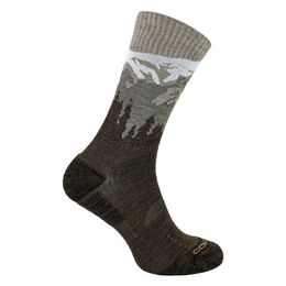 COMODO Herren Damen Leichte Performance Crew Merinowollsocken | Trekkingsocken