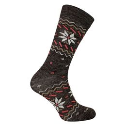 COMODO Herren Damen Alpaka Merinowolle Wandersocken | Atmungsaktive Trekking Socken