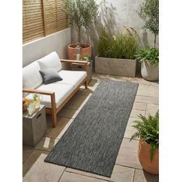 Teppich Bruno Banani "Venezia, auch als L&auml;ufer", schiefer, B:80cm H:4mm L:250cm, Kunstfaser, Teppiche, Teppich, In- und Outdoor geeignet, Sisal-Optik, Wetterfest & UV-best&auml;ndig