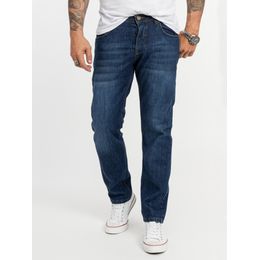 Rock Creek Jeans Straight Leg Blau