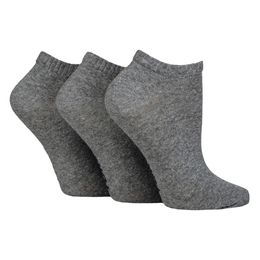 3er-Pack Damen Einfarbige Sport-Trainersocken - Bequeme Alltags-Ankle-Socken