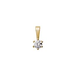 Lyomi Anh&auml;nger 585/- Gelbgold 1 synth. Diam. 0,10 ct.