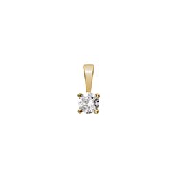 Lyomi Anh&auml;nger 585/- Gelbgold 1 synth. Diam. 0,20 ct.
