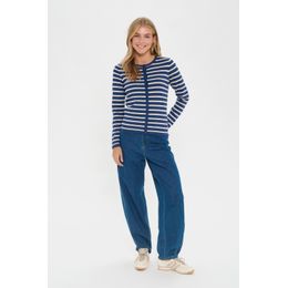 Saint Tropez Strickjacke MilaSZ Strickjacke Gerade Passform
