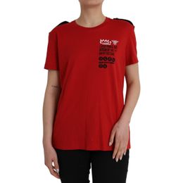 Dolce & Gabbana Handgefertigtes Grafik-T-Shirt mit kurzen &Auml;rmeln
