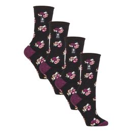 Heat Holders 4 Paar Damen UltraLite Leichte Thermosocken