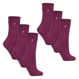 Heat Holders 6 Paar Damen Original Dicke Winterthermo-Socken