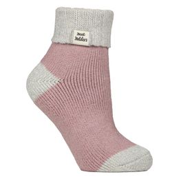 Heat Holders Damen Thermo Schlafsocken mit Rippenumschlag