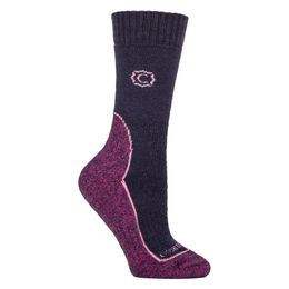 Damen Wollmischung gepolsterte Wandersocken f&uuml;r Wandern und Outdoor-Komfort