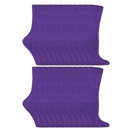 24 Paar Damen Einfach Baumwollreiche Kleid Socken