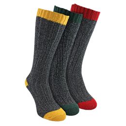3 Paar Extra Lange Warme Wollsocken f&uuml;r Damen