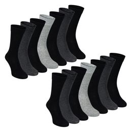 7er-Pack Herren Klassische Anzugsocken - Weiche Atmungsaktive Einfache Dresssocken