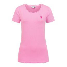 U.S. Polo Assn. Damen T-Shirt aus Baumwoll-Stretch