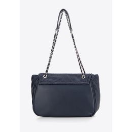 Wittchen Damen-Umh&auml;ngetasche aus Kunstleder mit Kette, Marineblau