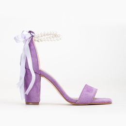 Melissa Block Abs&auml;tze Sandalen with Pearls