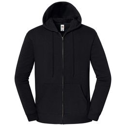 Fruit of the Loom Unisex Erwachsenen Iconic Premium Vollzip Hoodie (Schwarz)