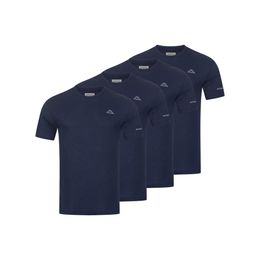 Kappa 4er Set T-Shirt BASIC in Navy