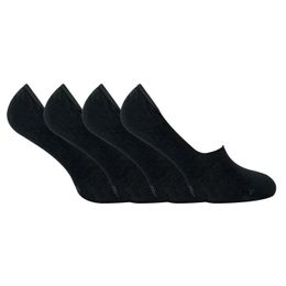 4 Paar Bambus Low Cut Liner Socken f&uuml;r M&auml;nner & Frauen mit Anti-Rutsch-Griff
