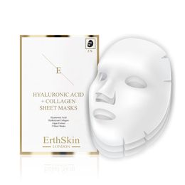 Hyalurons&auml;ure & Kollagen Maske - 3 Blatt