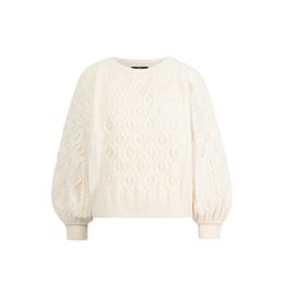 IVKO O-Ausschnitt Pullover, Strukturmuster