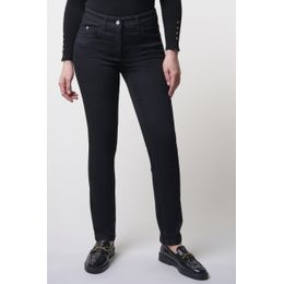 Twigie Shape-On Gerade Jeans | Schwarz-Schwarz