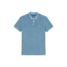 Marc O'Polo Poloshirt MARC O'POLO "Poloshirt Small-Logo 1er Pack", Damen, Gr. XL, blau, Obermaterial: 100% Baumwolle CO., Shirts