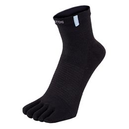 TOETOE&reg; TOETOE - Herren- und Damen-Feuchtigkeitsableitende Outdoor-Trainer-Socken mit Zehen-Design - Schwarz