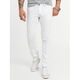 Rock Creek Jeans Slim Fit Wei&szlig;