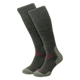 Herren Bergwanderung Komfort Top Lange Socken | Wandersocken aus Wolle, voll gepolstert