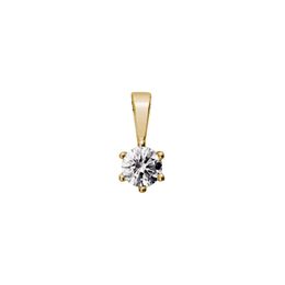 Lyomi Anh&auml;nger 585/- Gelbgold 1 synth. Diam. 0,25 ct.