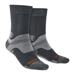 Bridgedale - Herren Wandern Midweight Merinowolle Socken - Gunmetal