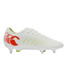 Canterbury - "Phoenix 2.0 Team" Fu&szlig;ballschuhe f&uuml;r weichen Boden f&uuml;r Herren (Wei&szlig;/Orange)