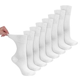 8 Paar Damen Bambus Diabetiker Socken | Weiche, nicht einschn&uuml;rende Komfortsocken