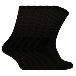 Socken Snob - 6 Pack Herren Bambus Bio-Baumwolle laufen Sport Socken