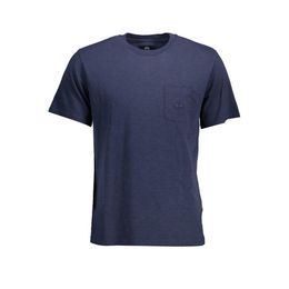 La Martina Blaues Baumwoll-Herren-T-Shirt