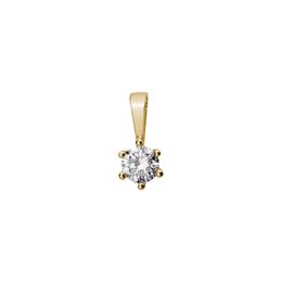 Lyomi Anh&auml;nger 585/- Gelbgold 1 synth. Diam. 0,20 ct.