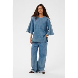 Soaked in Luxury Langarm-Bluse SLNinnie Langarm-Bluse Lockere Passform