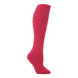 Extra lange Thermo-Socken f&uuml;r Damen in Cerise und Wein von Heat Holders